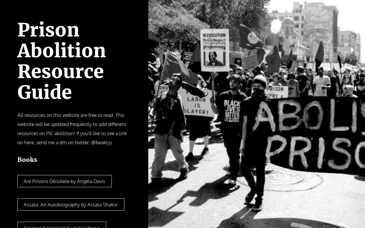 Prison Abolition Resource Guide